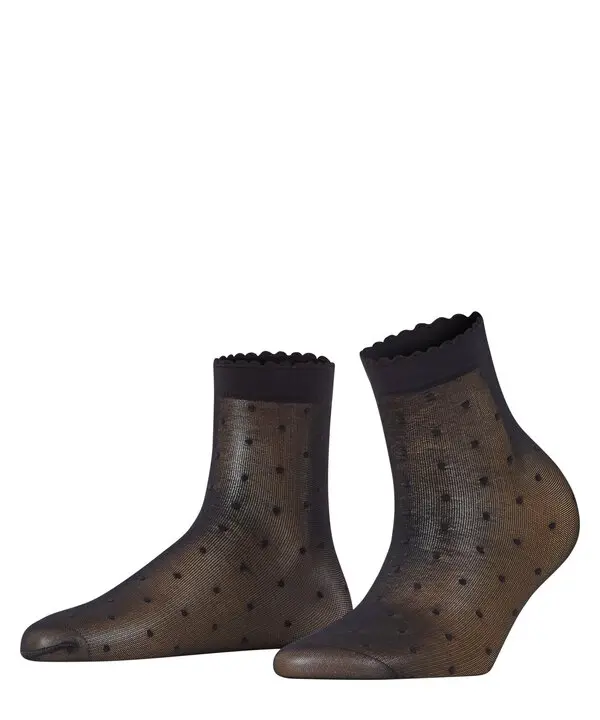 Falke Dot 15 Den Ankle Socks - Black