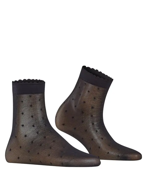 Falke Dot 15 Den Ankle Socks - Black