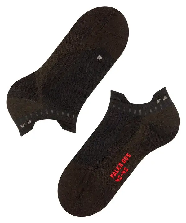 Falke Go5 Invisible Golf Socks - Black