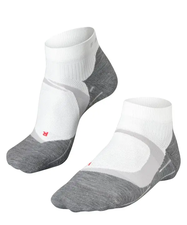 Falke Ru4 Endurance Cool Short Running Socks - White