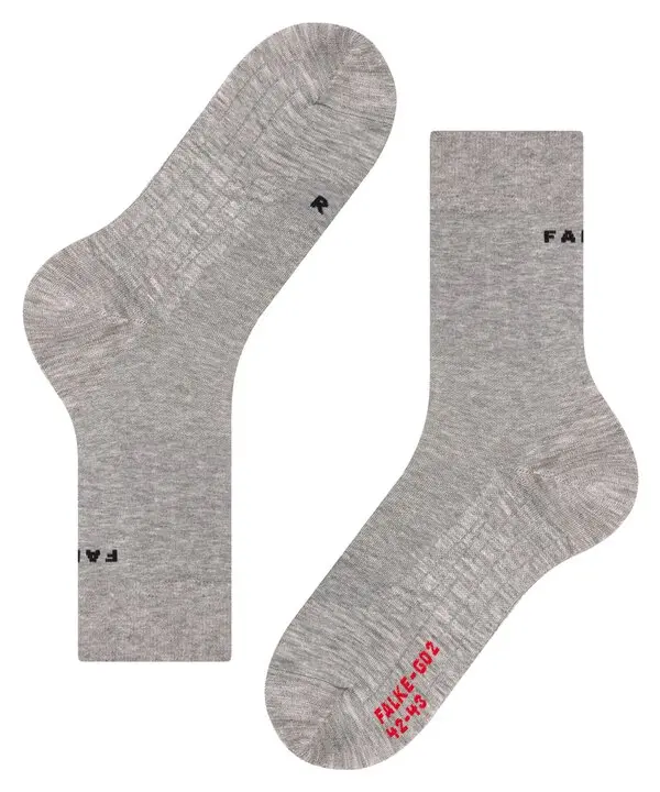 Falke Go2 Golf Crew Socks - Grey