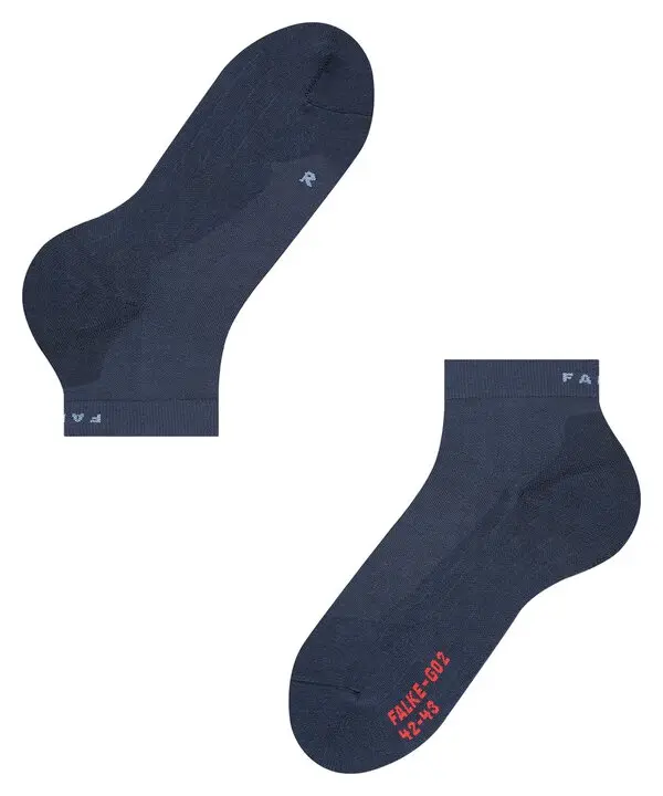 Falke Go2 Short Golf Socks - Blue