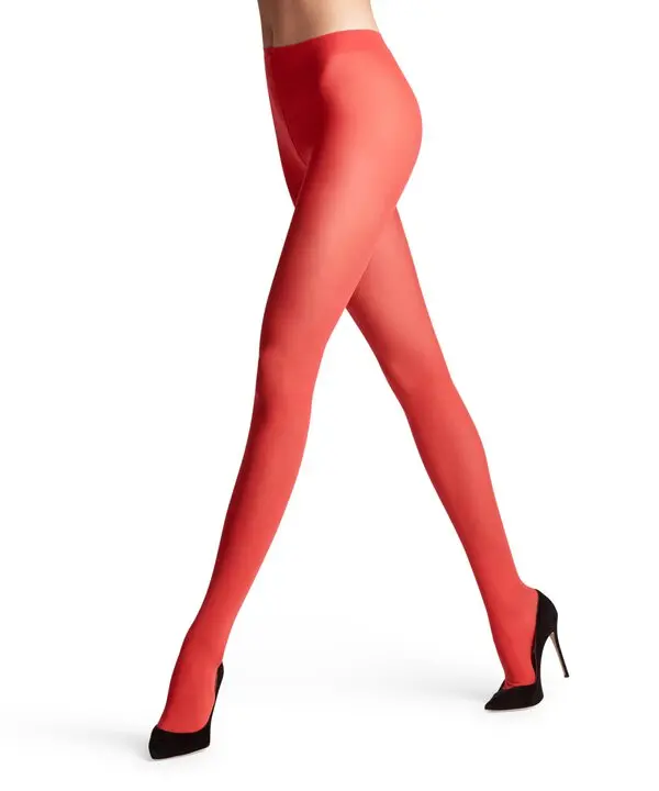 Falke Matt Deluxe 30 Denier Tights - Red