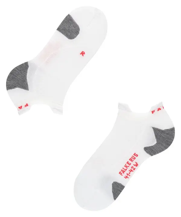 Falke Ru5 Race Invisible Running Socks - White