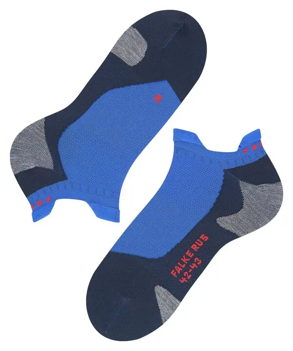 Falke Ru5 Lightweight Invisible Running Socks - Blue