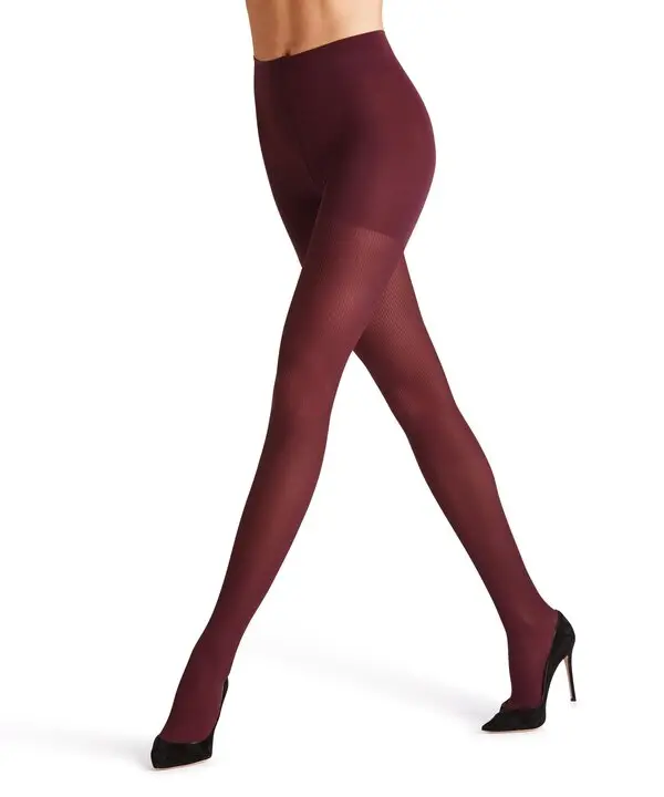 Falke Rib Shaping 50 Den Tights - Red