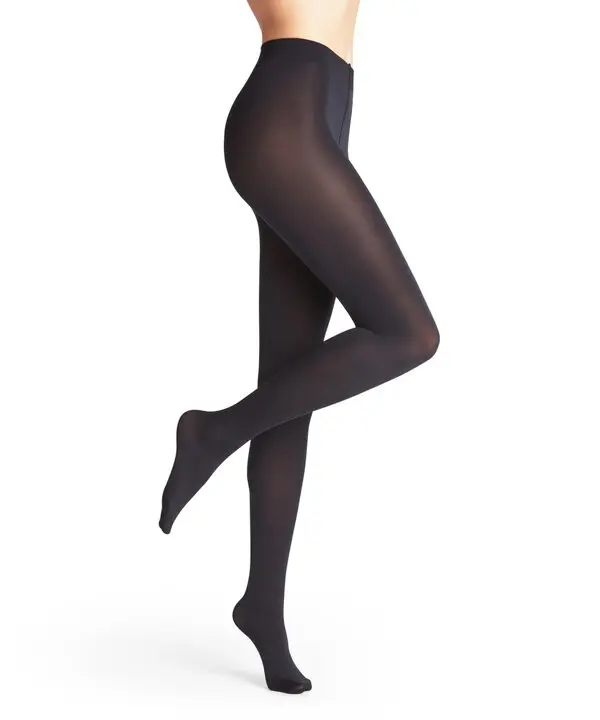 Falke Seidenglatt 80 Denier Opaque Tights - Blue