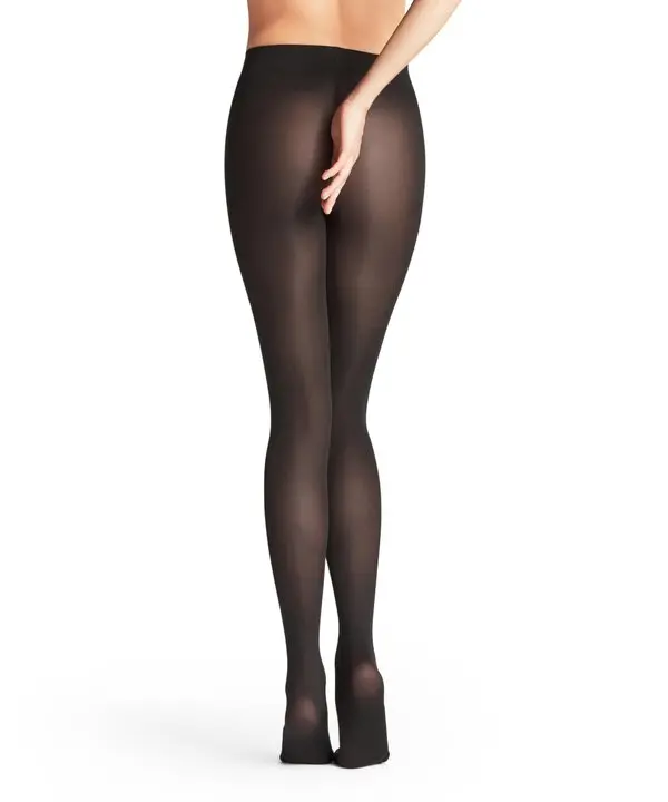 Falke Seidenglatt 40 Den Tights - Black