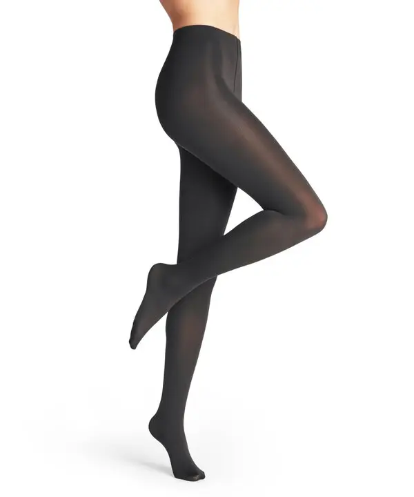 Falke Seidenglatt 80 Den Opaque Tights - Grey