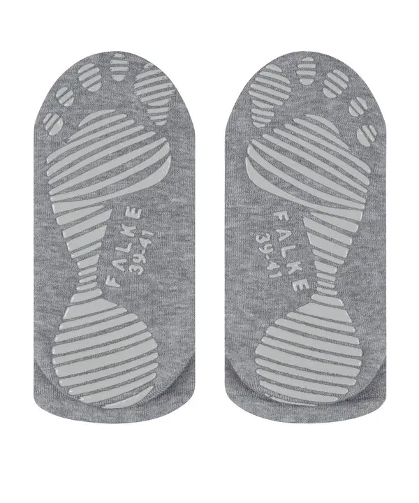 Falke Cool Kick Sneaker Socks With Printed Footprint Nubs - Grey