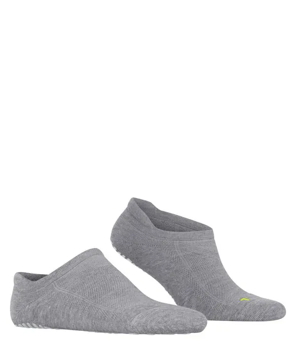 Falke Cool Kick Sneaker Socks With Printed Footprint Nubs - Grey