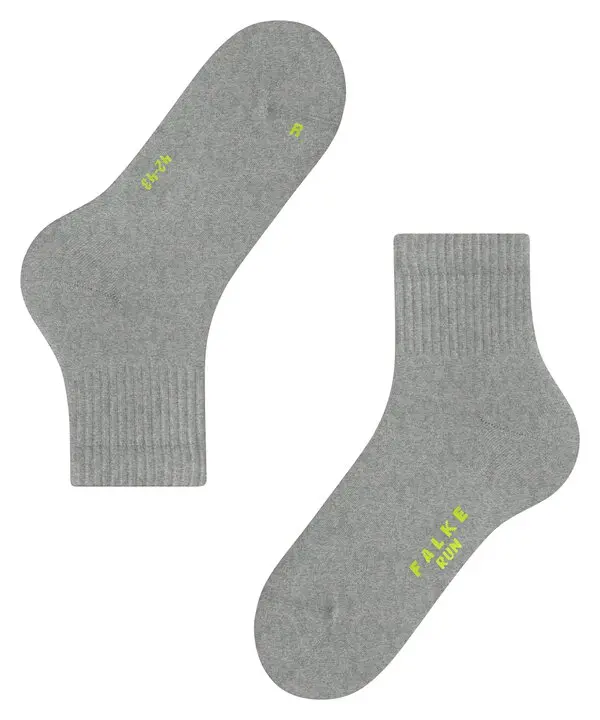 Falke Run Rib Crew Socks - Grey