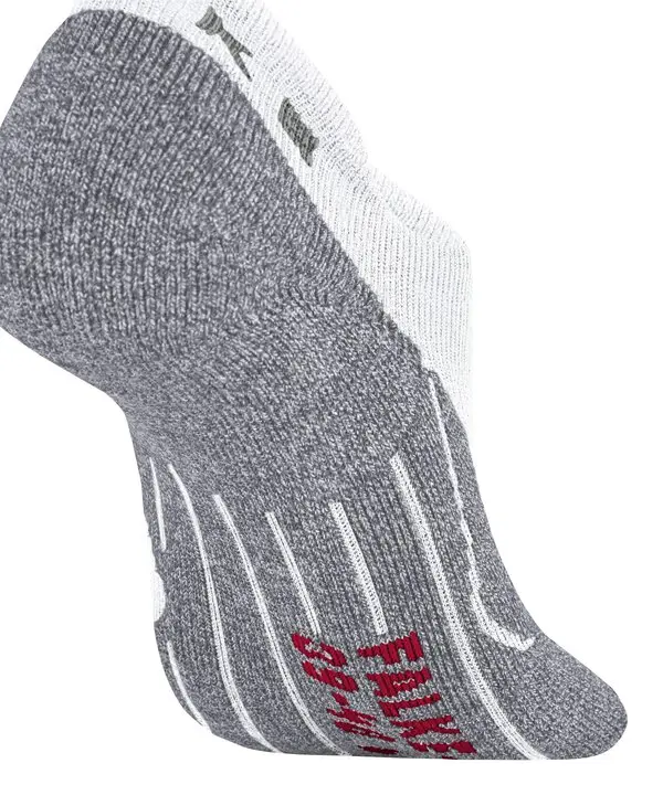 Falke Ru3 Comfort Invisible Running Socks - White