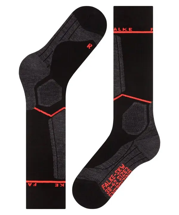 Falke Sk Compression Energy Skiing Socks - Black