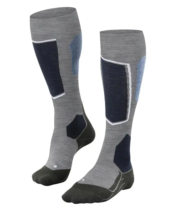 Falke Sk6 Pro Skiing Socks - Grey
