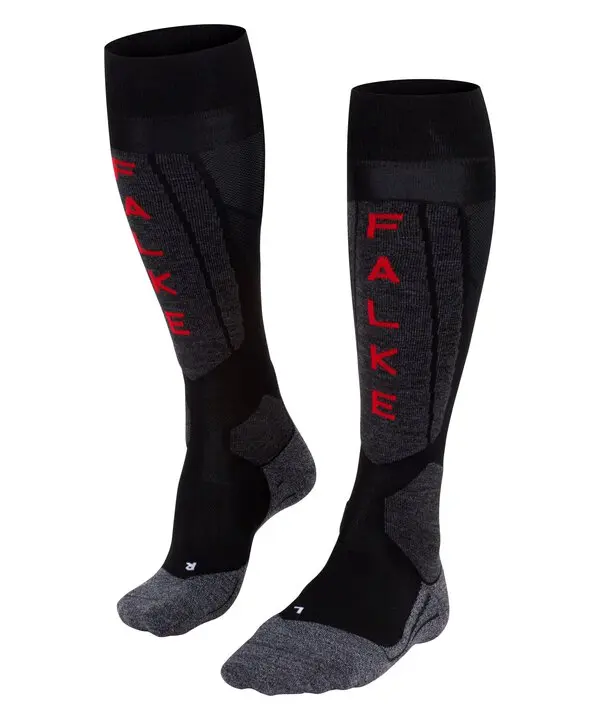 Falke Sk5 Expert Skiing Knee High Socks - Black