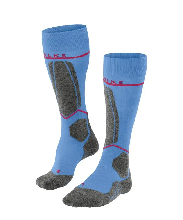 Falke Sk4 Advanced Compression Light Skiing Socks - Grey