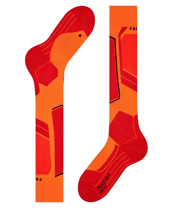 Falke Sk4 Advanced Ski Socks - Orange