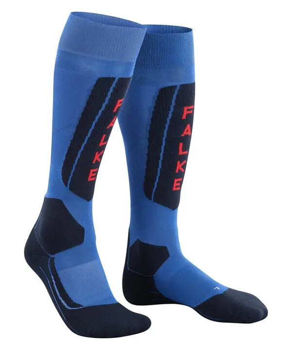 Falke Sk5 Expert Skiing Sports Socks - Blue