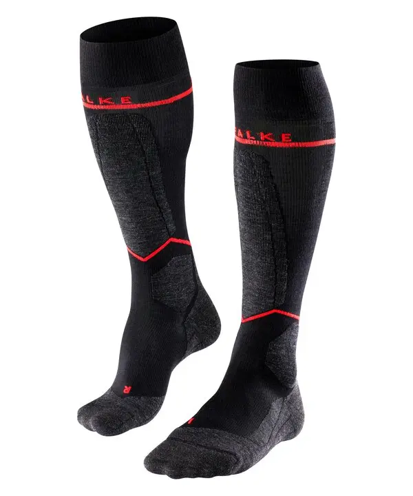 Falke Sk4 Advanced Compression Light Skiing Socks - Black
