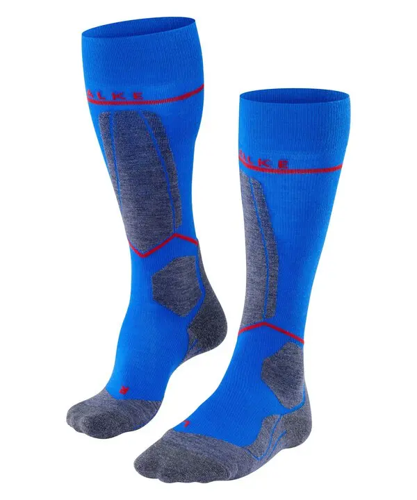 Falke Sk4 Advanced Compression Light Skiing Socks - Blue