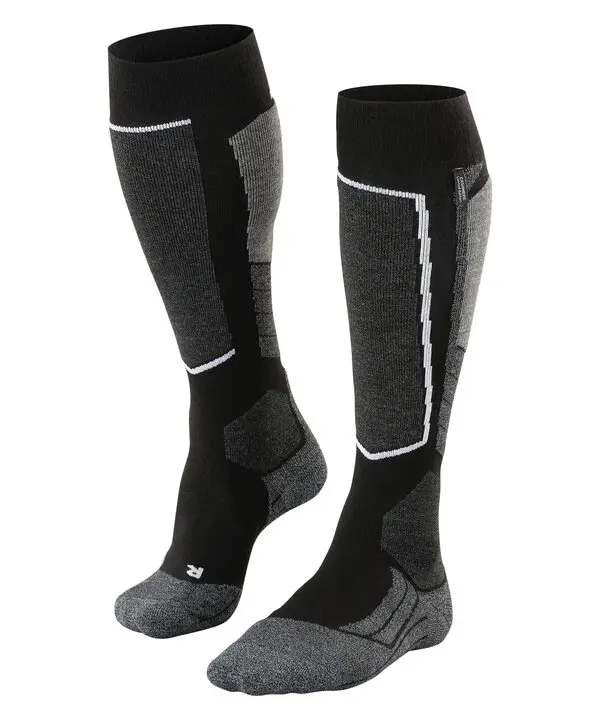 Falke Sk2 Intermediate Cashmere Skiing Socks - Black