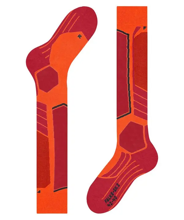 Falke Sk2 Intermediate Ski Socks - Orange