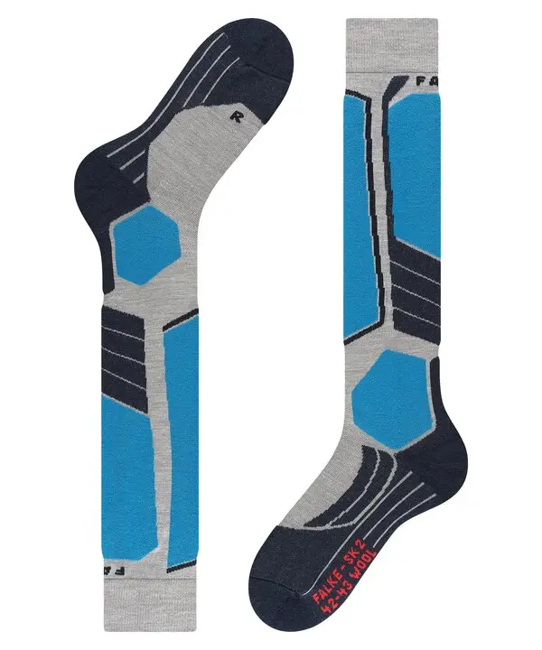 Falke Sk2 Wool Ski Socks - Grey
