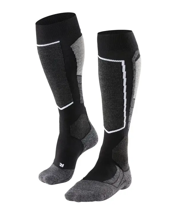 Falke Sk2 Intermediate Ski Socks - Black