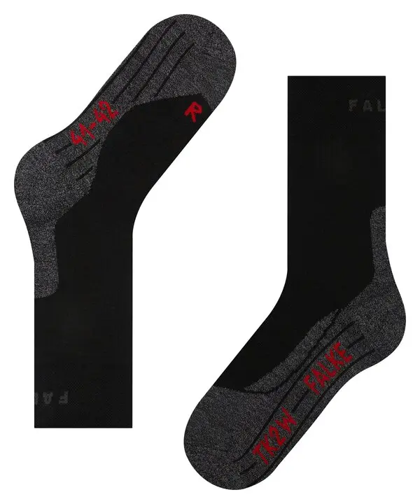 Falke Tk2 Explore Sensitive Trekking Socks - Black