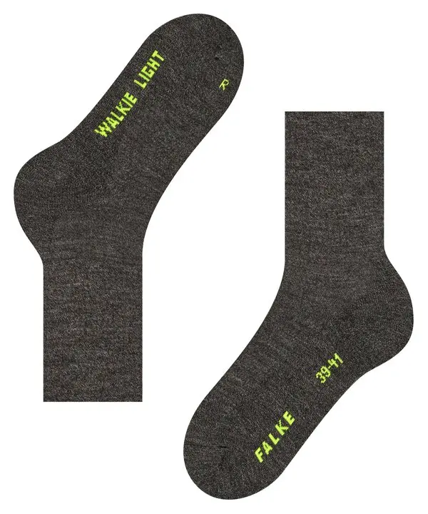 Falke Walkie Light Crew Socks - Grey