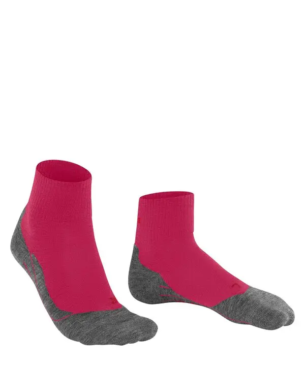 Falke Tk5 Wander Short Trekking Socks - Red