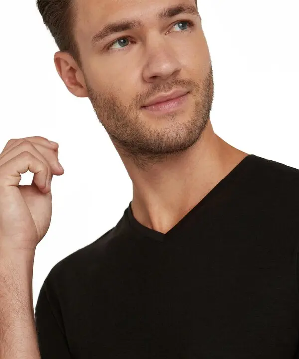 Falke T-shirt Daily Climawool - Black