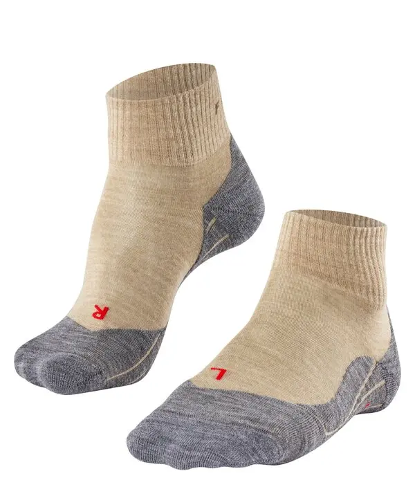 Falke Tk5 Wander Short Trekking Socks - Beige