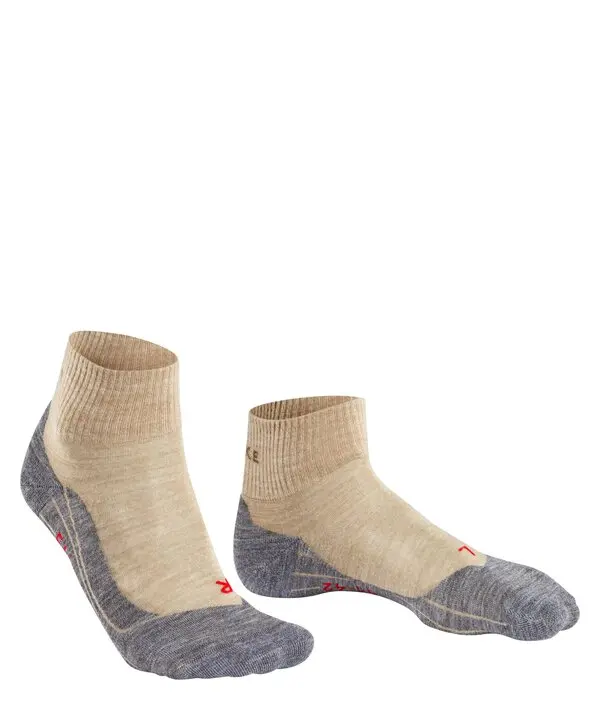 Falke Tk5 Wander Short Trekking Socks - Beige