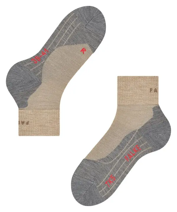 Falke Tk5 Wander Short Trekking Socks - Beige