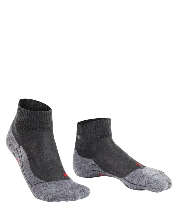 Falke Tk5 Wander Short Trekking Socks - Grey