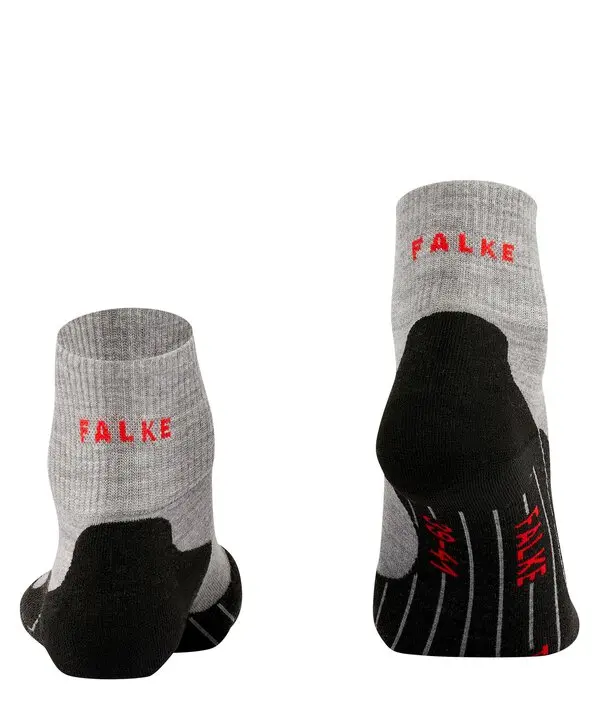 Falke Tk5 Wander Short Trekking Socks - Grey