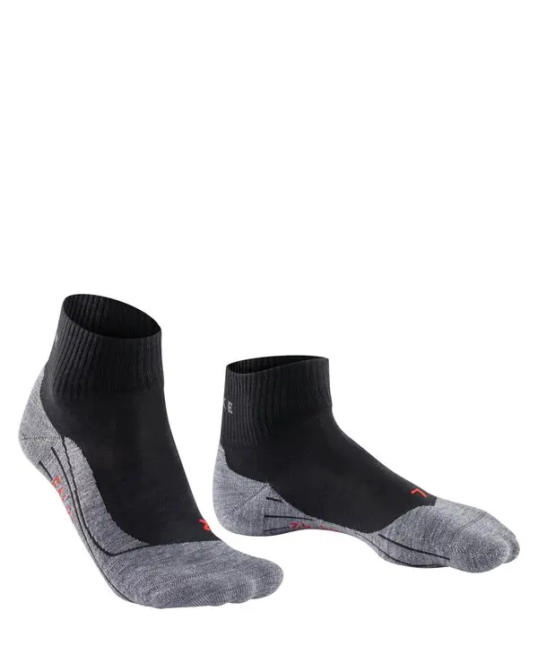 Falke Tk5 Wander Short Trekking Socks - Black