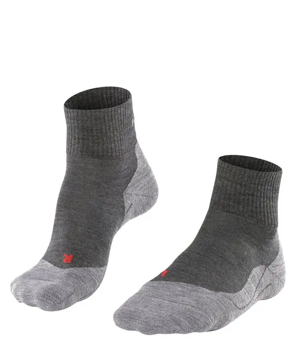 Falke Tk5 Wander Short Trekking Socks - Grey