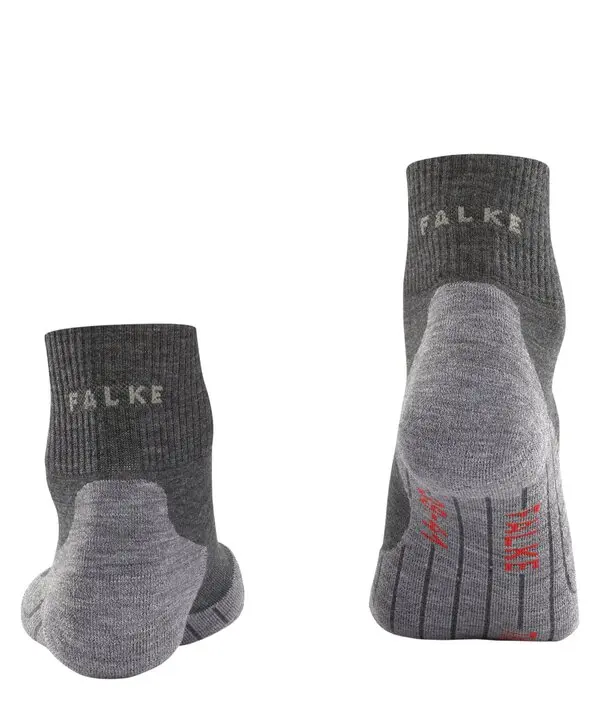 Falke Tk5 Wander Short Trekking Socks - Grey