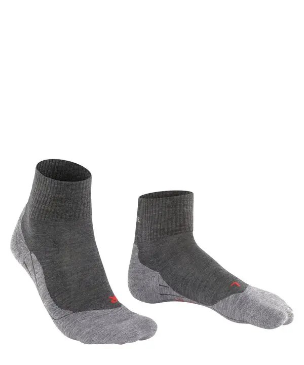 Falke Tk5 Wander Short Trekking Socks - Grey