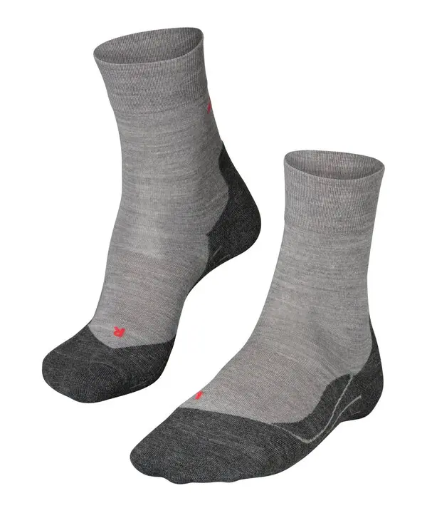 Falke Ru4 Endurance Wool Running Socks - Grey