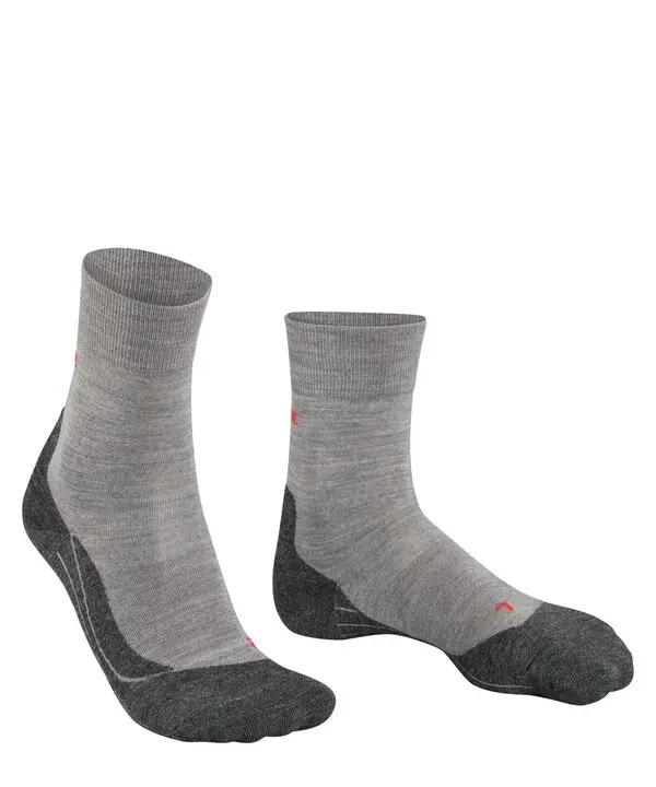 Falke Ru4 Endurance Wool Running Socks - Grey