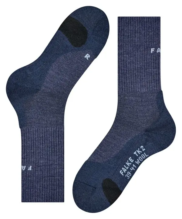 Falke Tk2 Wool Trekking Socks - Blue