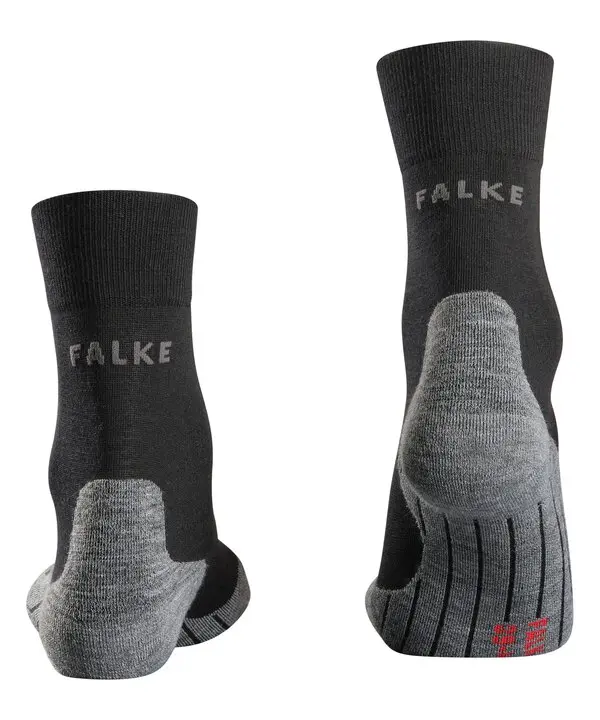 Falke Ru4 Endurance Wool Running Socks - Black