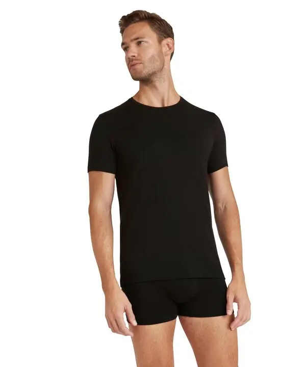 Falke T-shirt Daily Climawool - Black