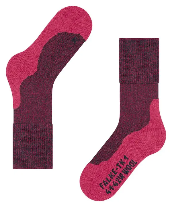 Falke Tk1 Adventure Wool Trekking Socks - Pink