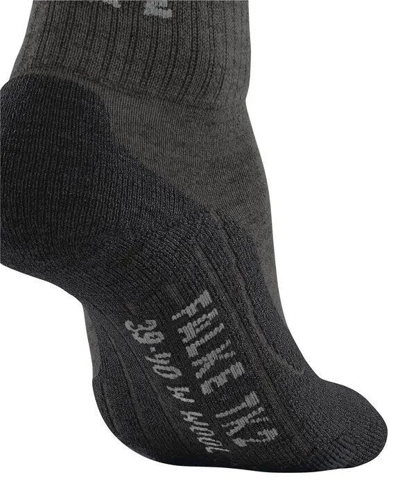 Falke Tk2 Explore Wool Short Trekking Socks - Grey