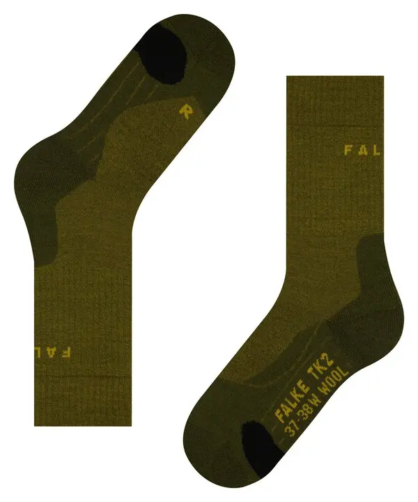 Falke Tk2 Explore Wool Trekking Socks - Green